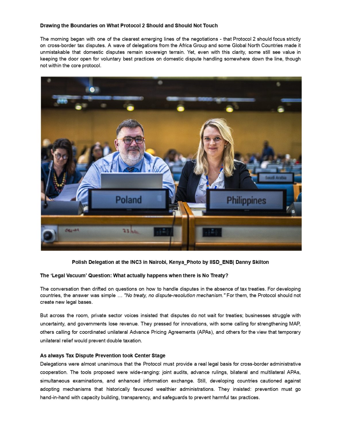 YTJN Nairobi Tax Talks Day 7 RoundUp: Third Session of the Intergovernmental Negotiating ...