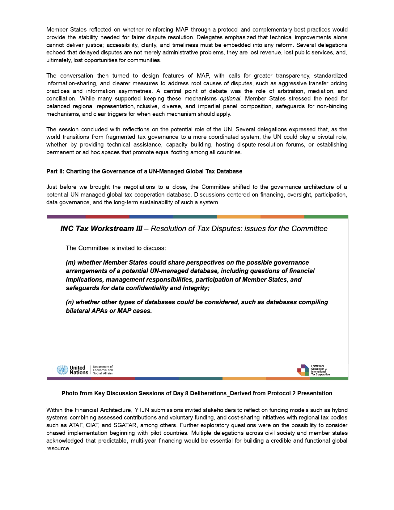 YTJN Nairobi Tax Talks Final Day RoundUp: Third Session of the Intergovernmental Negotiating ...